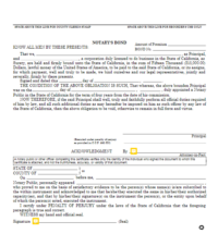 California Notary Public Bond: A Comprehensive Guide
