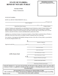 Florida Notary Public Bond: A Comprehensive Guide