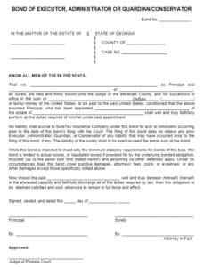 Georgia Conservator Bond: A Comprehensive Guide