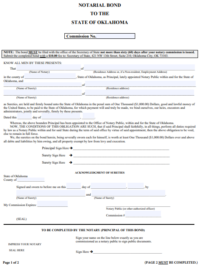 Oklahoma Notary Public Bond: A Comprehensive Guide