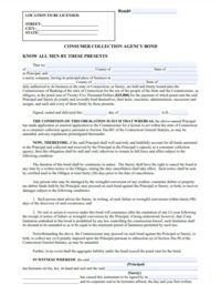 Connecticut Consumer Collection Agency Bond: A Comprehensive Guide