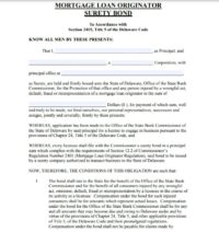 Delaware Mortgage Loan Originator Bond: A Comprehensive Guide