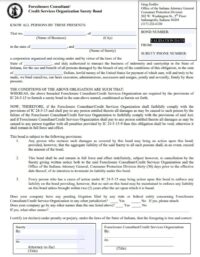 Indiana Credit Service Organization Bond: A Comprehensive Guide
