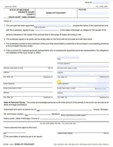 Michigan Personal Representative Bond: A Comprehensive Guide